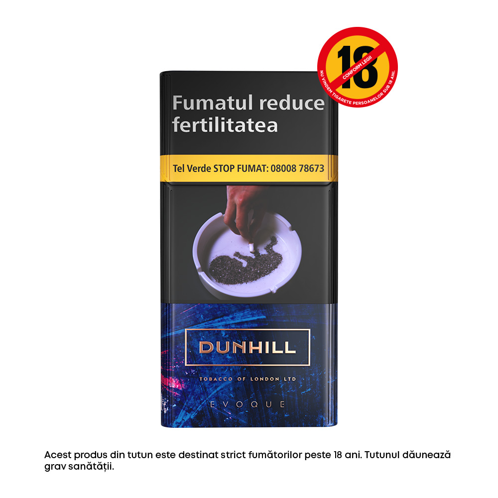 ȚIGĂRI DUNHILL - Dunhill, Vogue, Kent, Pall Mall, Rothmans BRAȘOV - Brașov